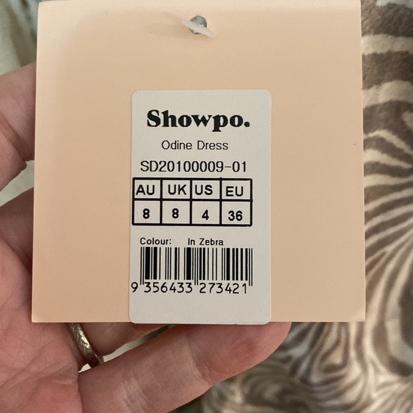 Showpo. | Dresses | Nwt Showpo Odine Dress In Zebra Size 4 | Poshmark